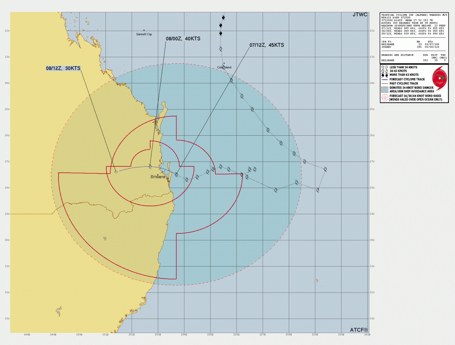 Latest Update on Tropical Cyclone Alfred – March 7, 2025, 15:00Z - BWOT ...