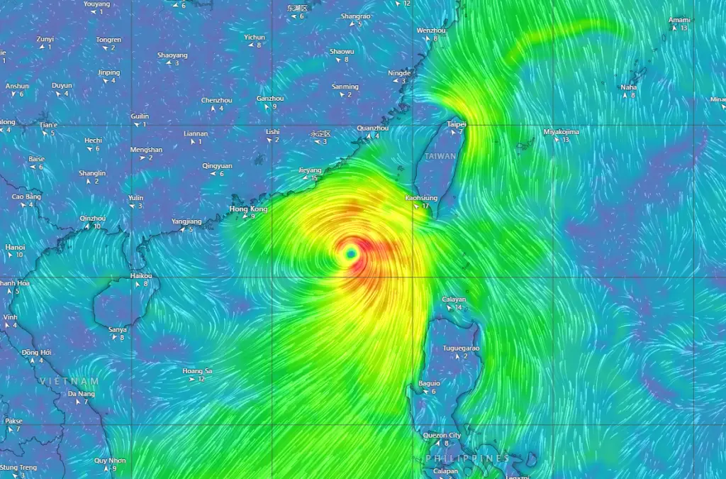 Tropical Storm Danas Update - A Potential Typhoon Southwest of Taiwan ...